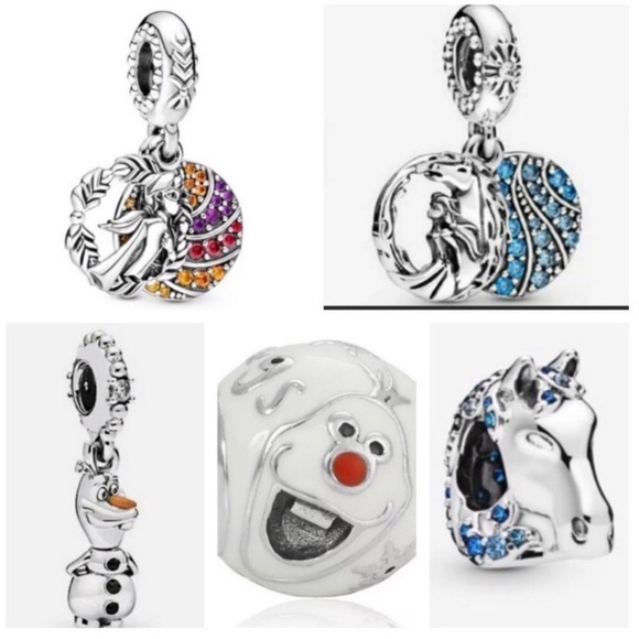 Frozen | Jewelry | 6 Charms Disney Frozen Elsa Anna Collection Charm ...